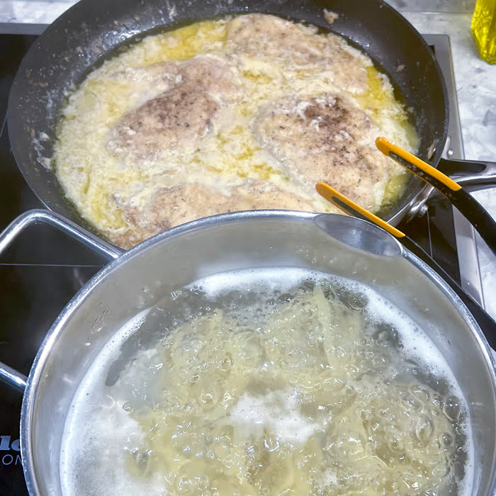 Snitsel og pasta – MATGLEDER
